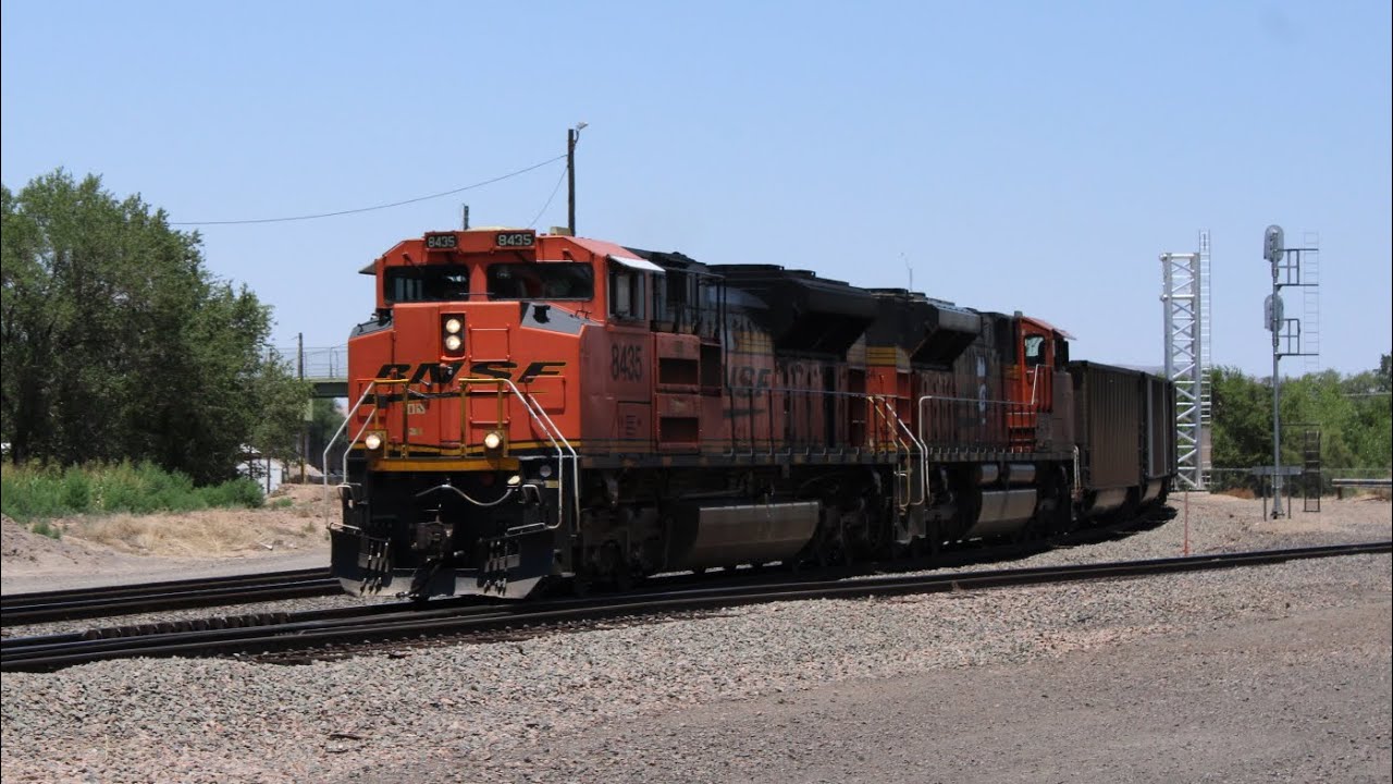 Railfanning Belen 7/13/24 feat. BNSF ET44ACH power, BN SD40, GP39-3R ...