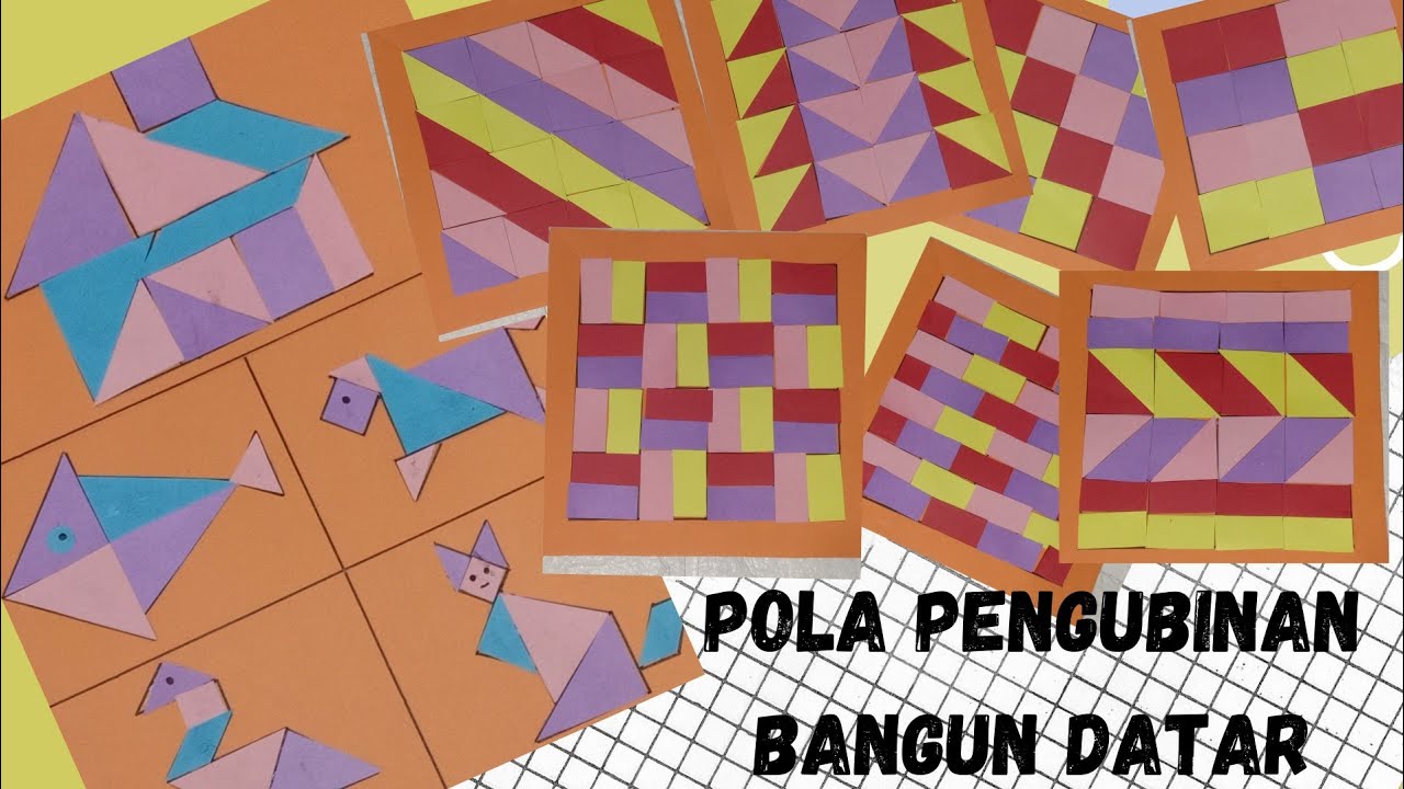 Pola pengubinan bangun datar dan membuat berbagai bentuk dari bangun ...