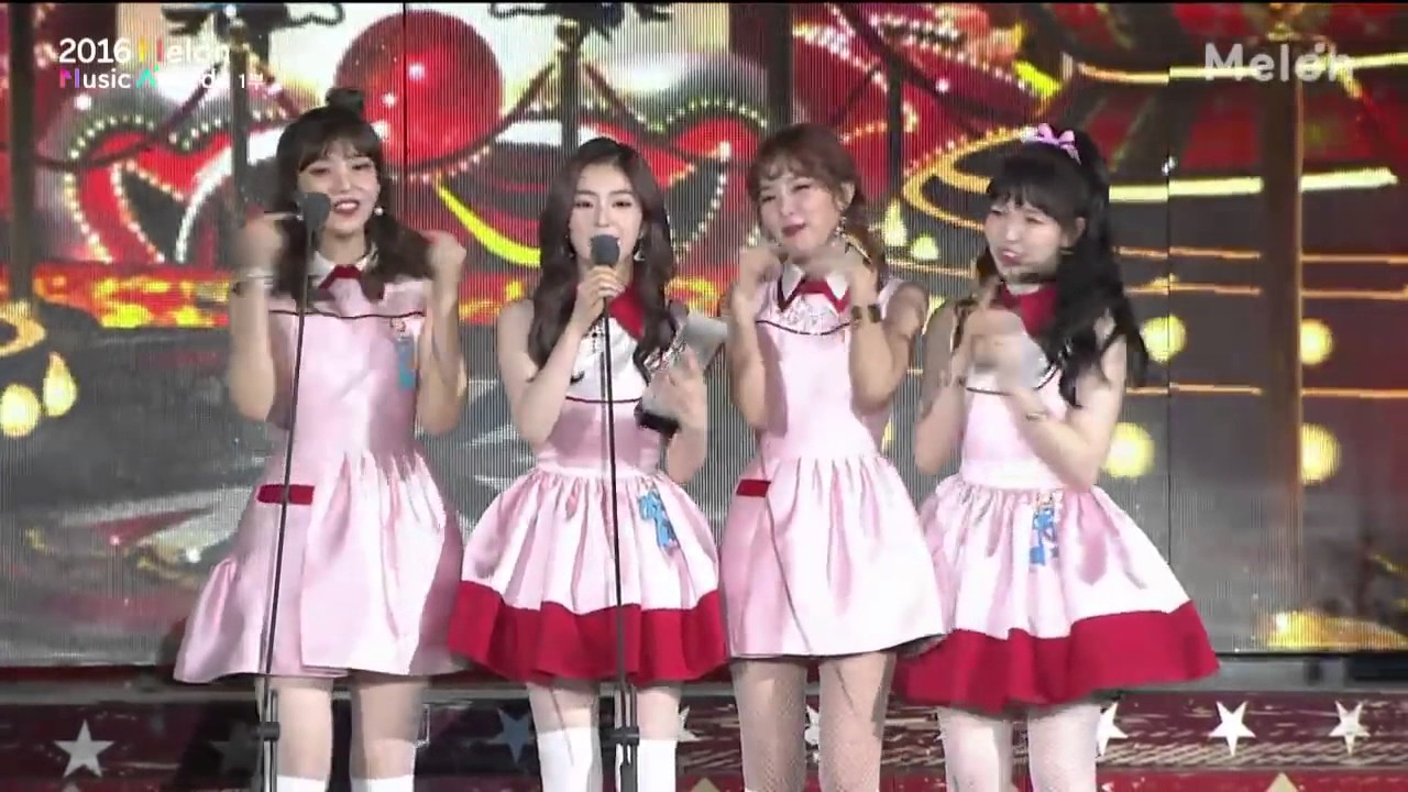 161119 Red Velvet (레드벨벳) - Best Music Video Award @ Melon Music Awards ...