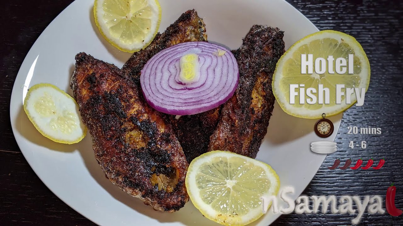 Chettinadu Fish Fry Hotel Style | Tilapia or King Fish - YouTube