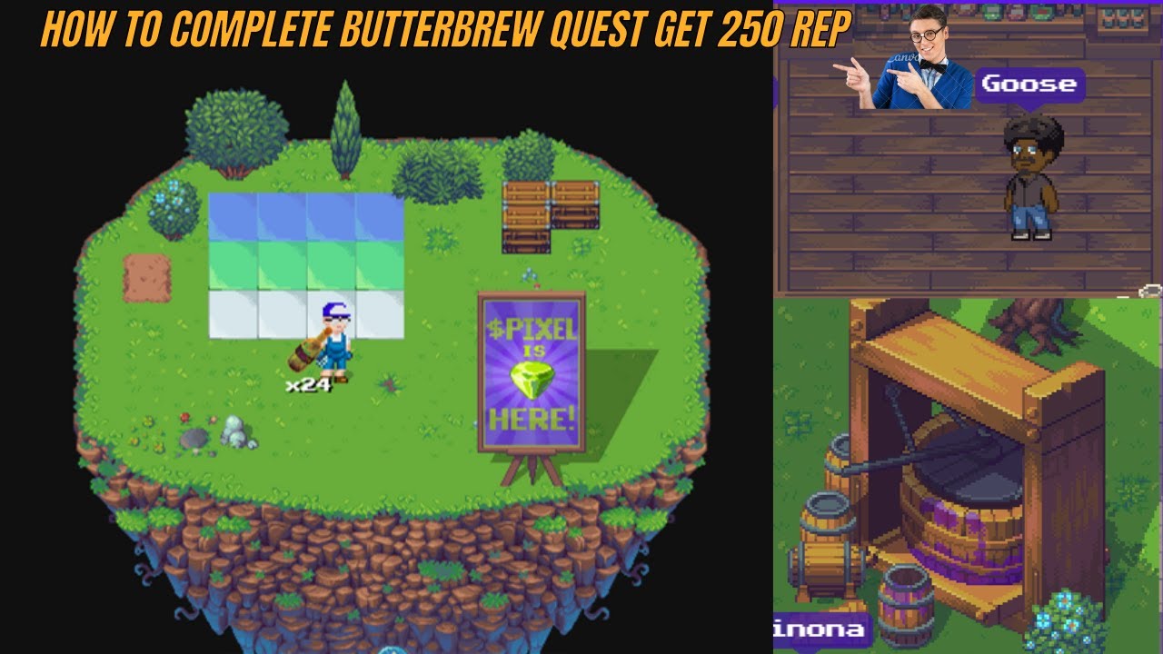 How To Complete Butter brew Quest get 250 Reputation - YouTube