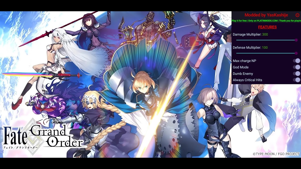 Fate/Grand Order Mod Gameplay - YouTube
