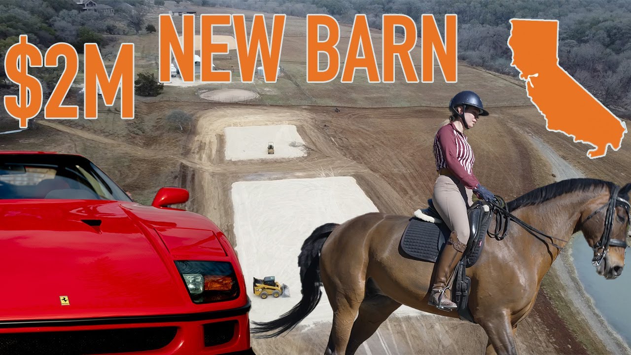 $2 Million Ferrari F40, California Travel and Building a New Horse Barn ...