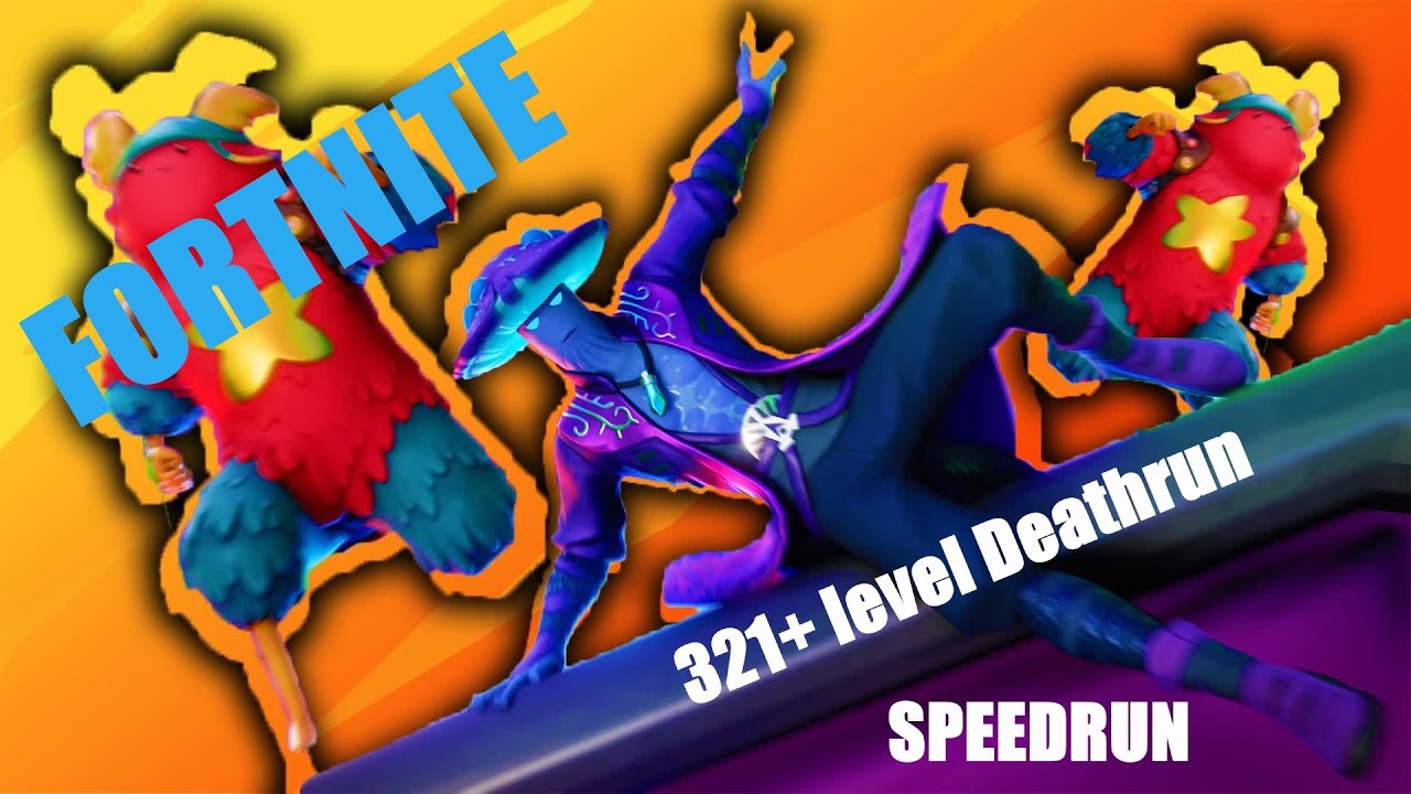 FORTNITE: My BEST run yet on Candook's Deathrun 321+ levels 22 min finish! - YouTube
