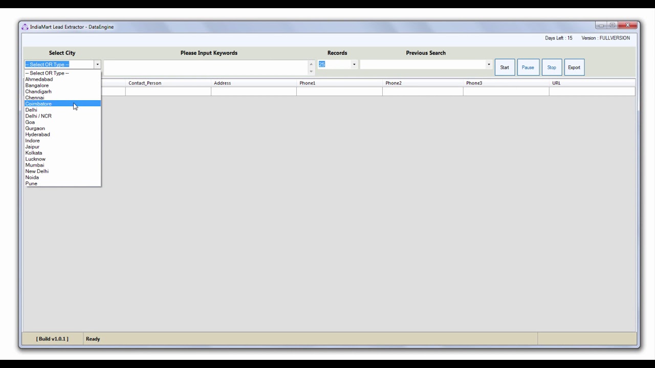 Indiamart data extractor software - YouTube