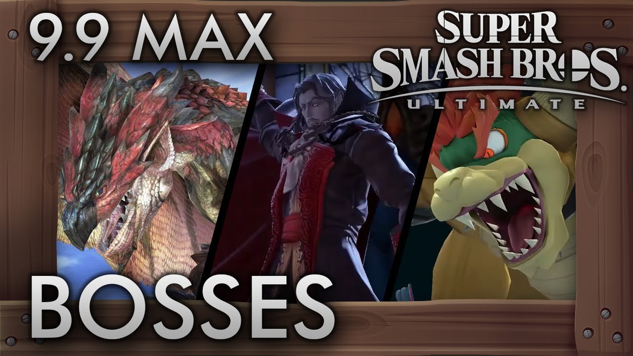 Super Smash Bros. Ultimate - All Bosses on 9.9 MAX INTENSITY - YouTube
