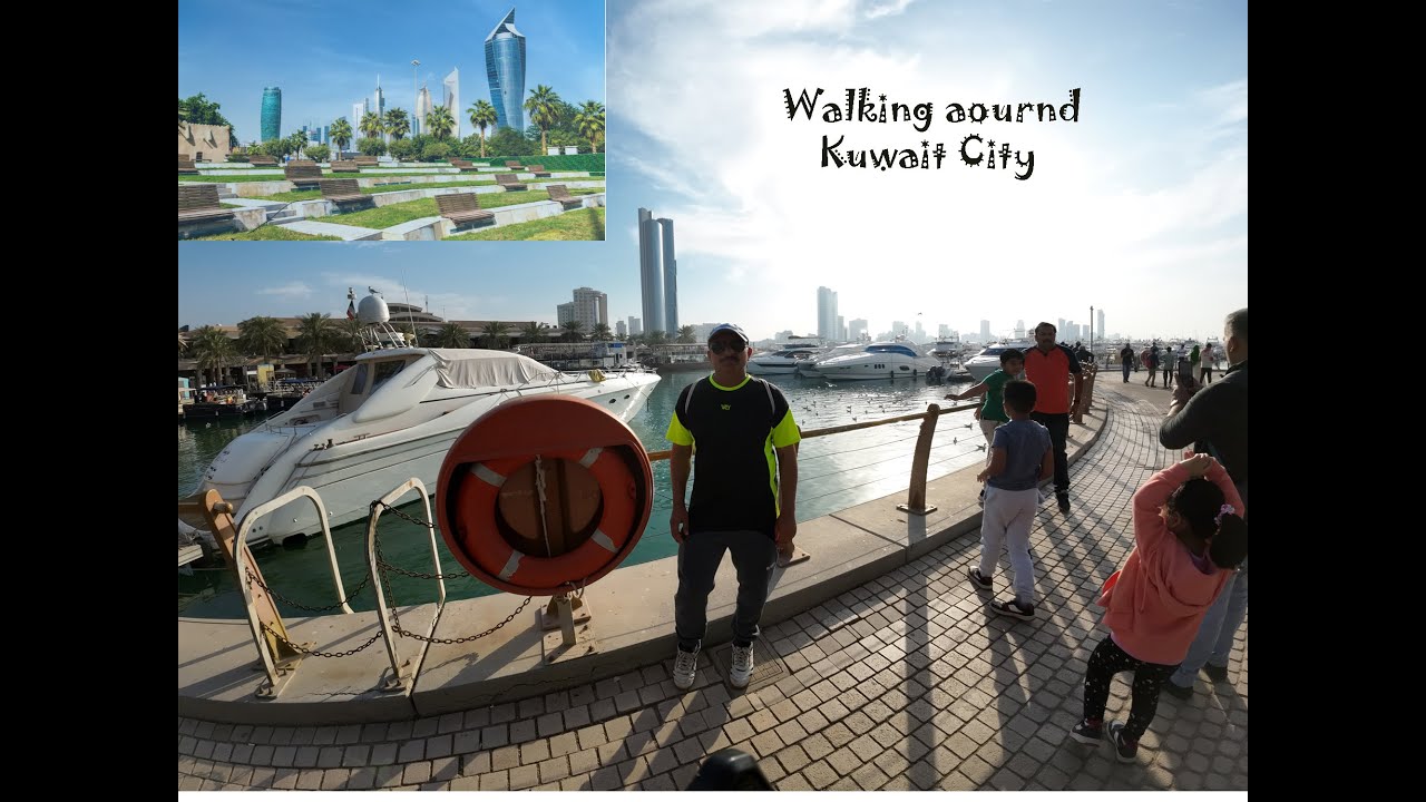 Walking around kuwait city - YouTube