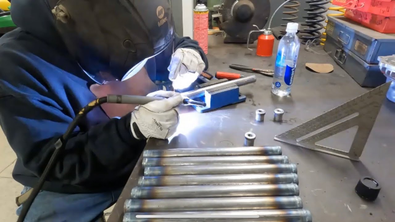 Tig welding and deck lines - YouTube