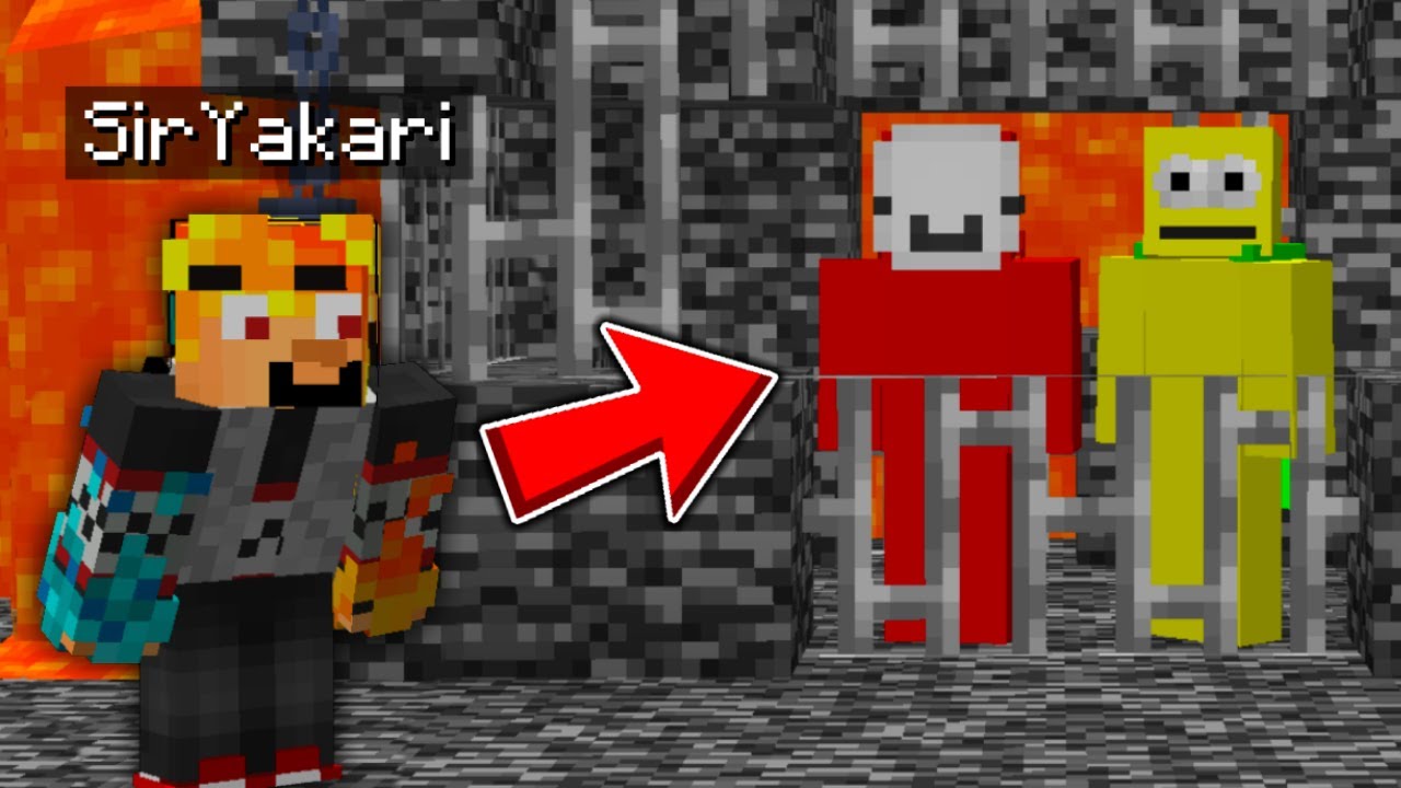 Uvěznil Jsem Moje Kamarády v SirYakari Minecraft Vězení! - YouTube