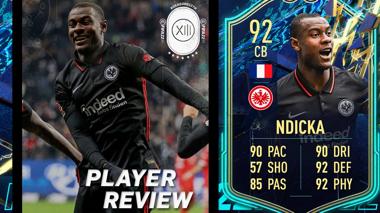 ESTE DEFENSA TIENE ABSOLUTAMENTE TODO!! | EVAN NDICKA TOTS 92 REVIEW ...