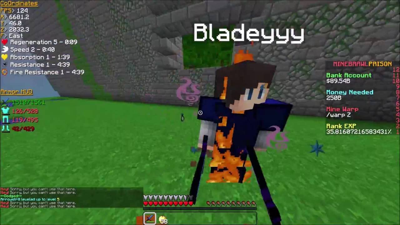 Minecraft Minebrawl - 1v1 vs Bladeyyy [EP4] W:3 L:1 - YouTube