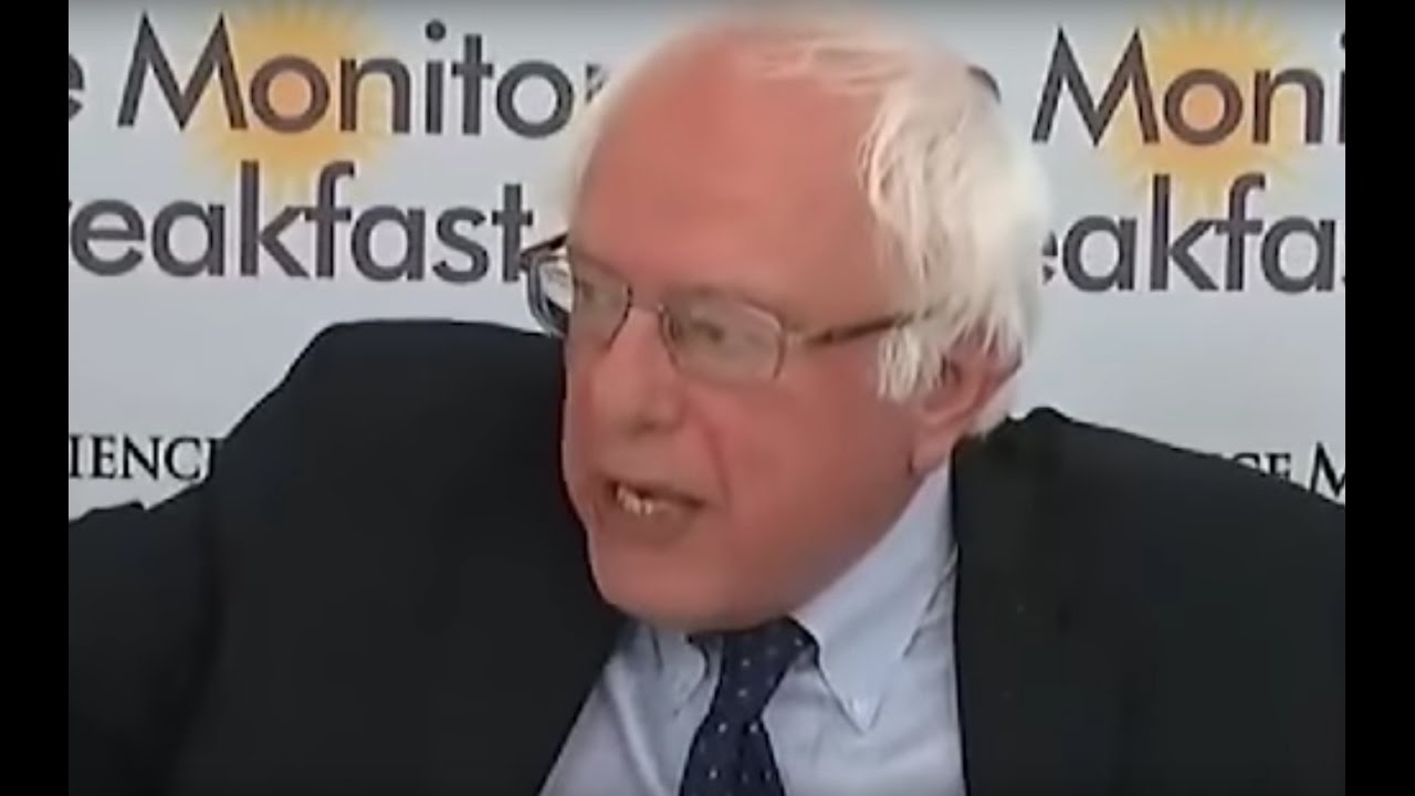 Bernie Sanders Yells At Reporter - YouTube