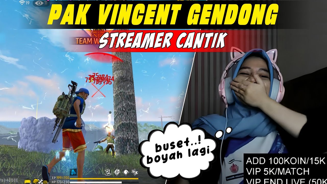 Masuk TC Streamer Cantik Sampai Bikin Dia Heran Karna Boyah Terus - YouTube
