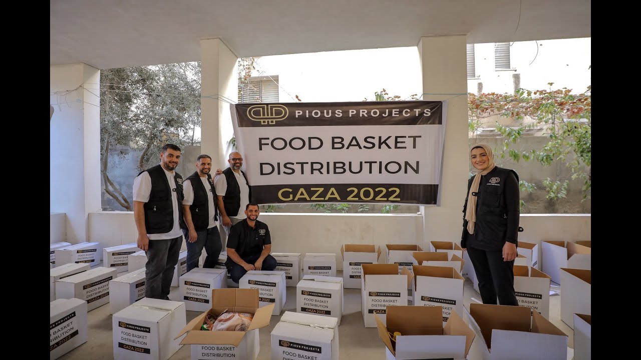 Food Baskets Distribution | Palestine | Pious Projects | 2022 - YouTube