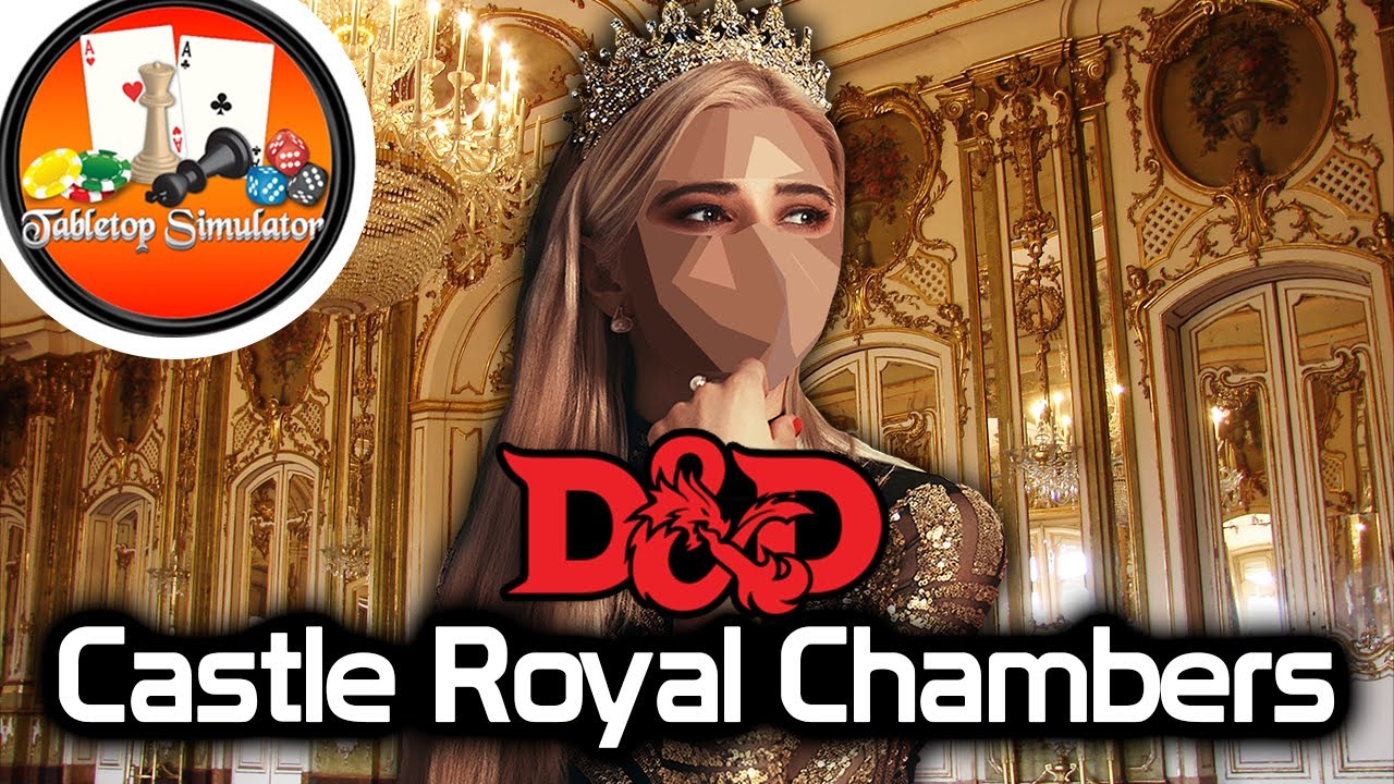 Castle Royal Chambers | Dungeons and Dragons RPG Map (Tabletop ...