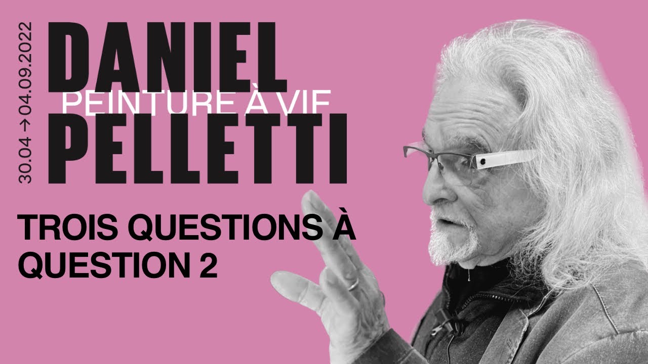 3 QUESTIONS À DANIEL PELLETTI Q2 - YouTube