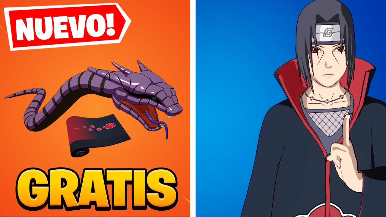 Consigue NUEVAS RECOMPENSAS GRATIS DE NARUTO en FORTNITE (Akatsuki y ...