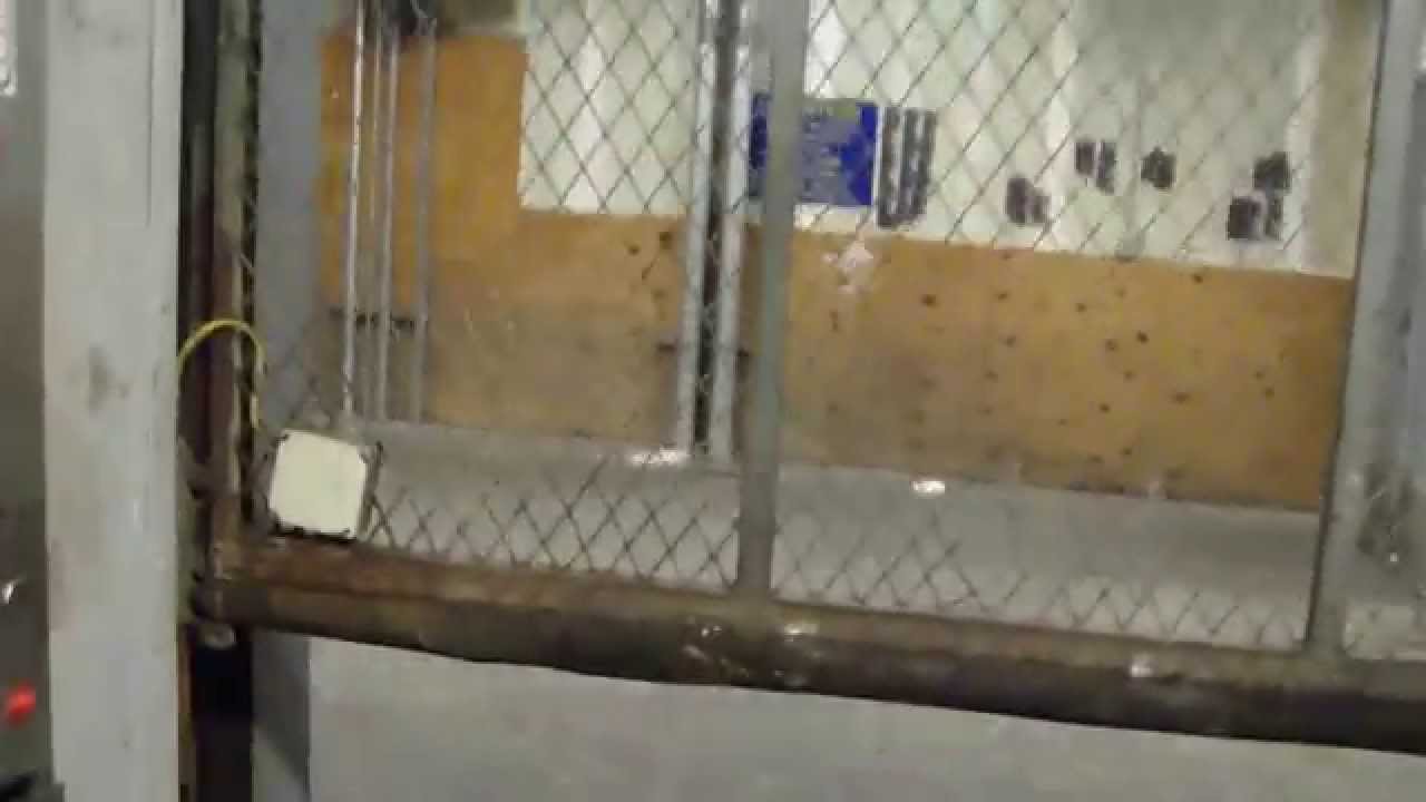 worst elevator ever. filthy dirty freight elevator at palisades mall ...