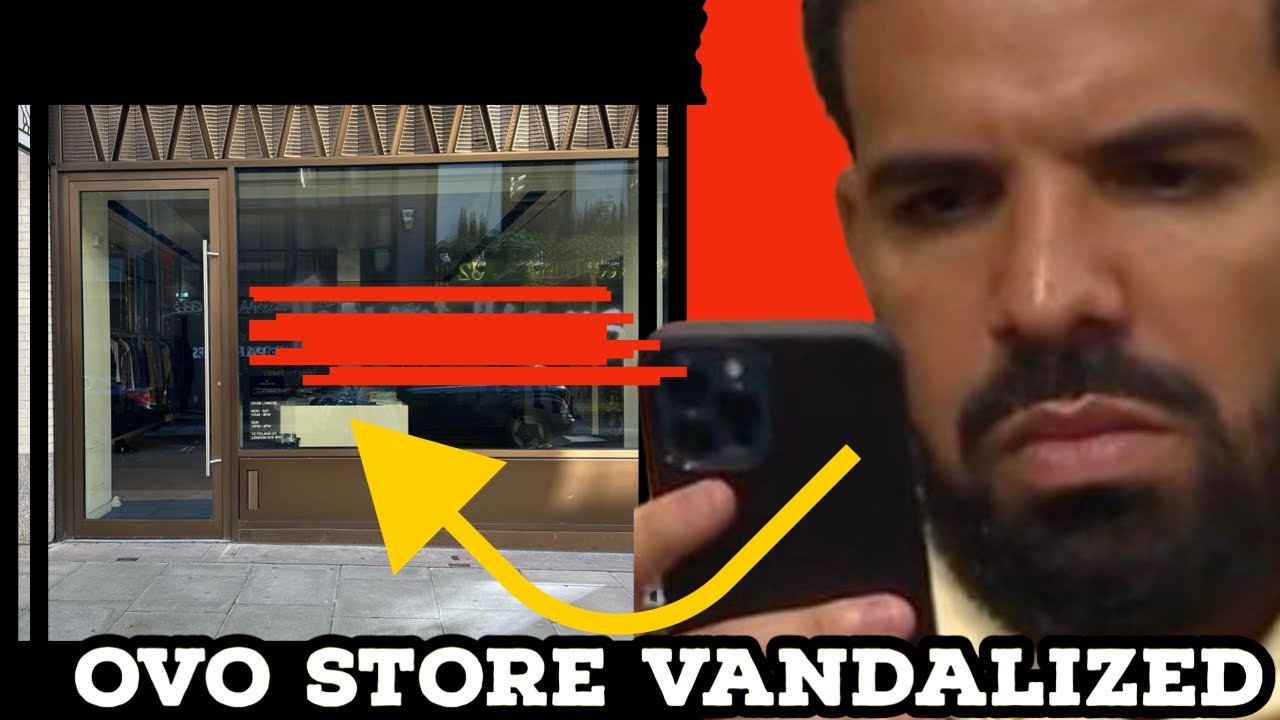 DRAKE'S OVO STORE VANDALIZED BY KENDRICK LAMAR FANS IN LONDON... - YouTube