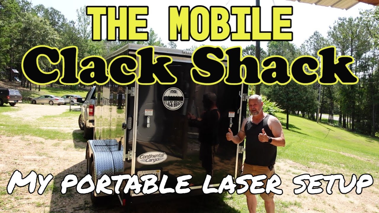 The mobile Clack Shack- My portable laser setup - YouTube