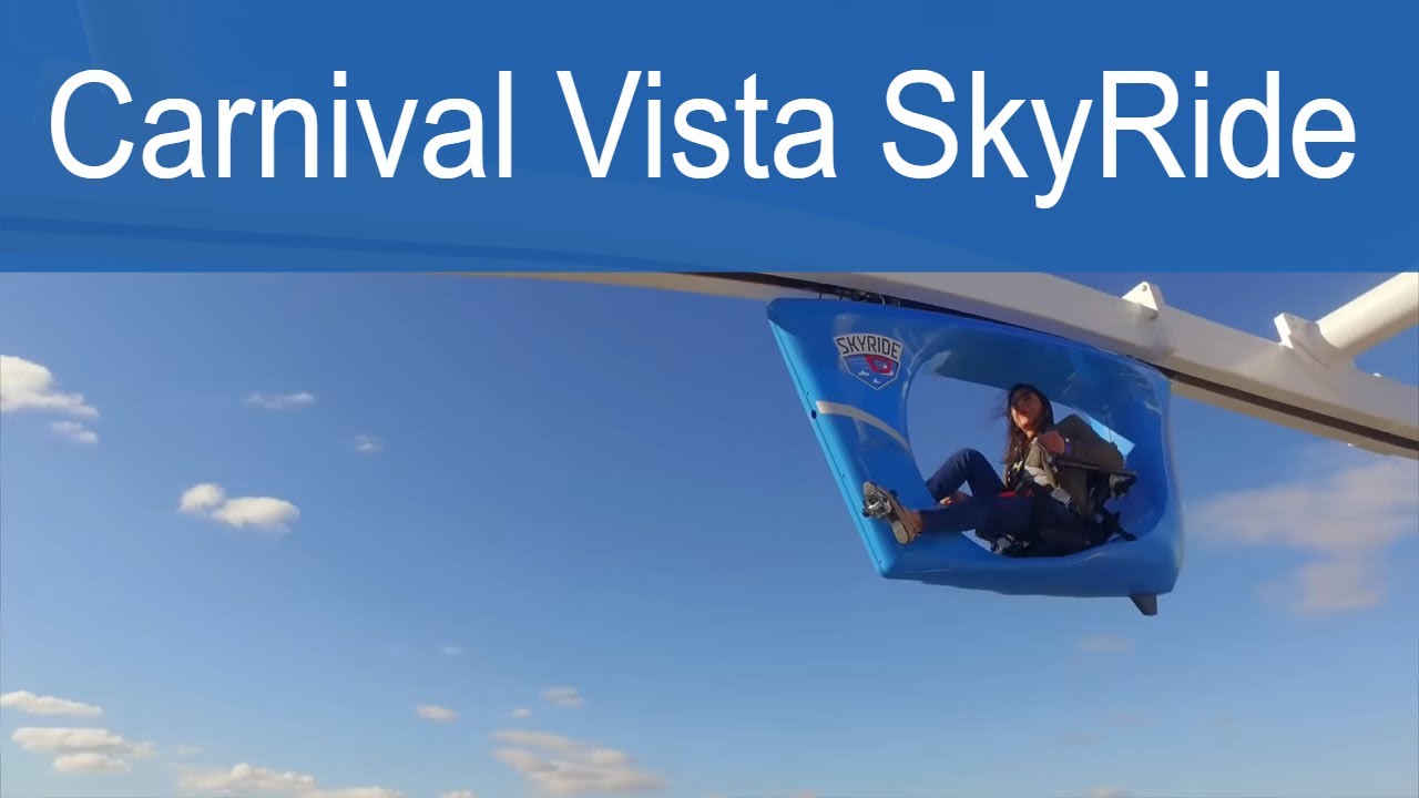 SkyRide on Carnival Vista: Cruise Critic Tries It - YouTube