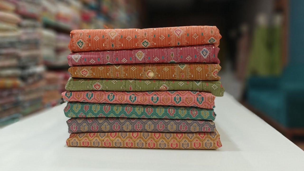 1495 muslin churidar materials @Adhifashion - YouTube