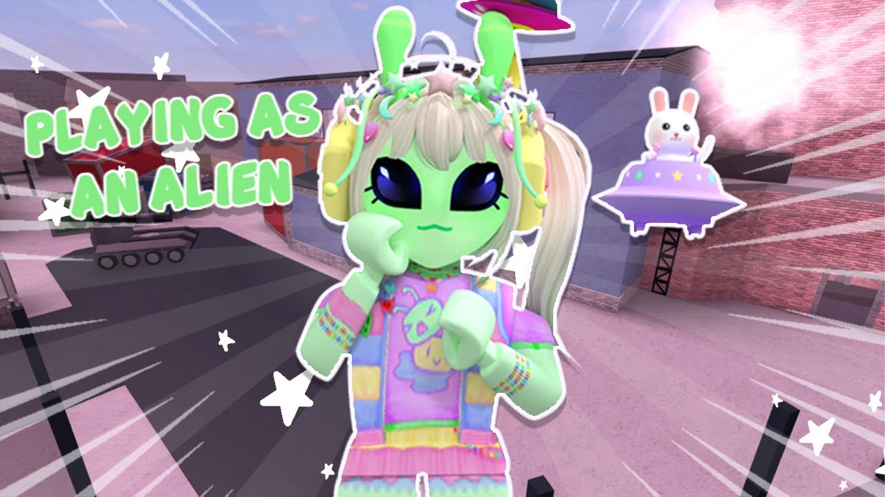 PLAYING MM2 AS AN ALIEN [ ROBLOX MM2 ] - YouTube