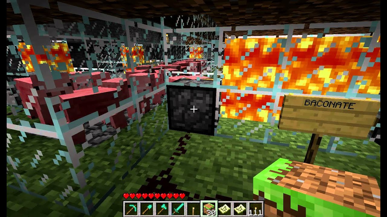 MINECRAFT PISTON PIG DESTROYER - YouTube