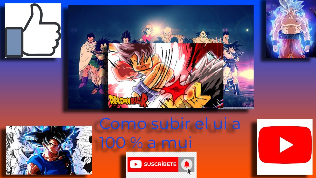 Como subir el ui a 100 % a mui / Dragon Ball R renovado / ZEUS GAMER ...
