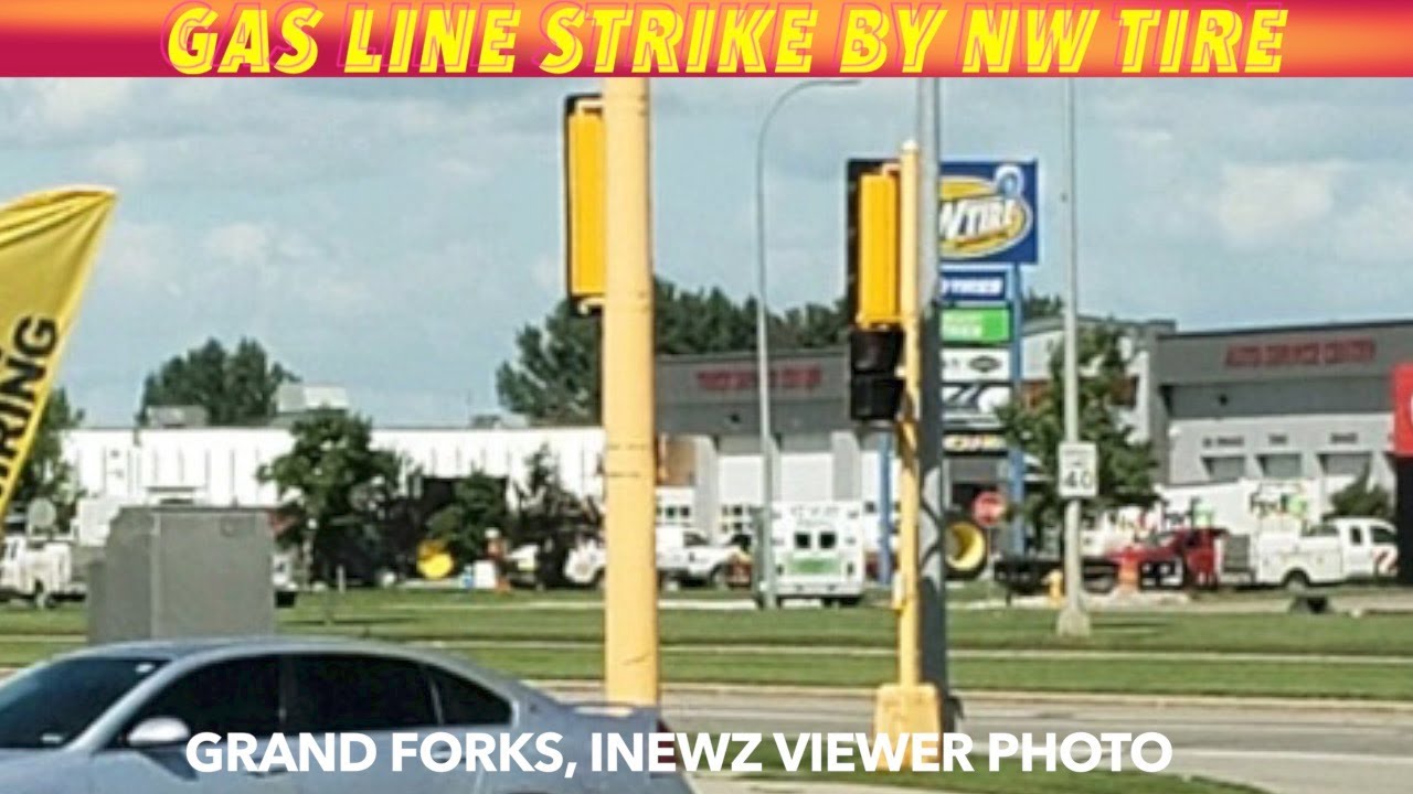 Gas Line Strike In Grand Forks - YouTube