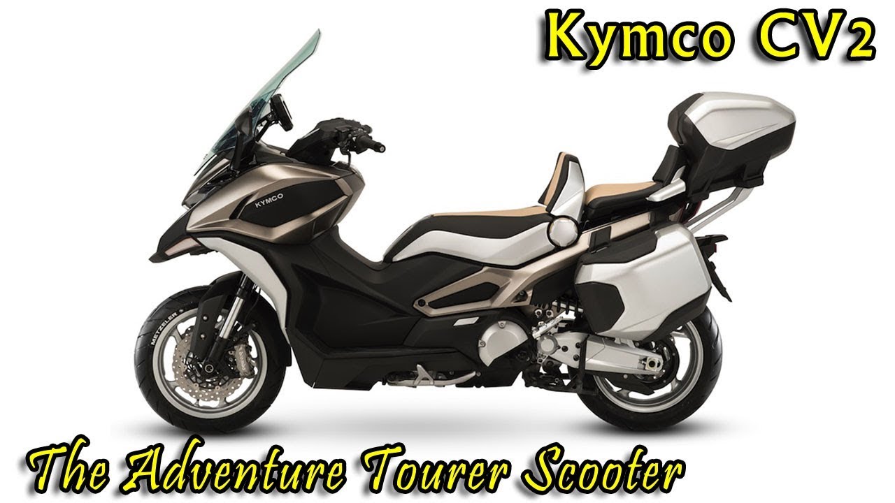 Look This!!! The Adventure Tourer Scooter “Kymco CV2” - YouTube
