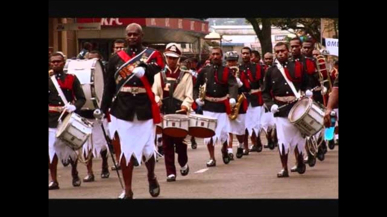 Isa Lei - Fijian Farewell song performed by the Fijian Police Band ...
