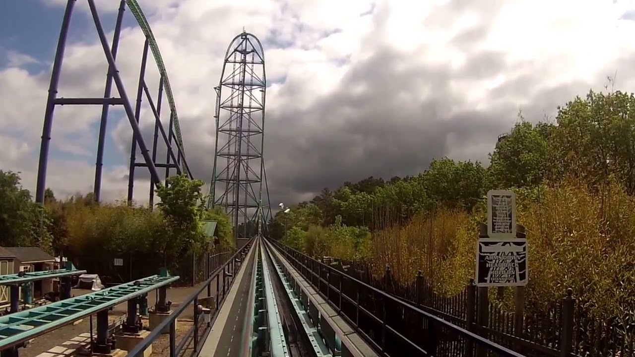 KingDa Ka - Six Flags Great Adventure - HD Front Row POV - [May 24th ...
