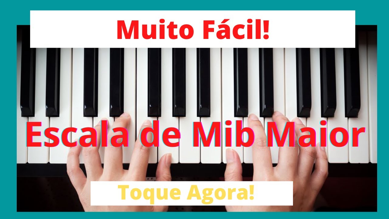 Escala de Mi bemol maior no Teclado| Como Tocar em Todos os Tons ...