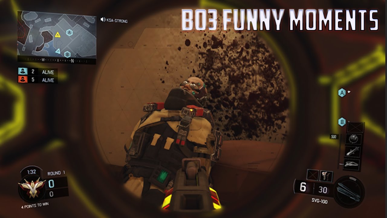 BO3 Multiplayer funny moments - part 1 - YouTube