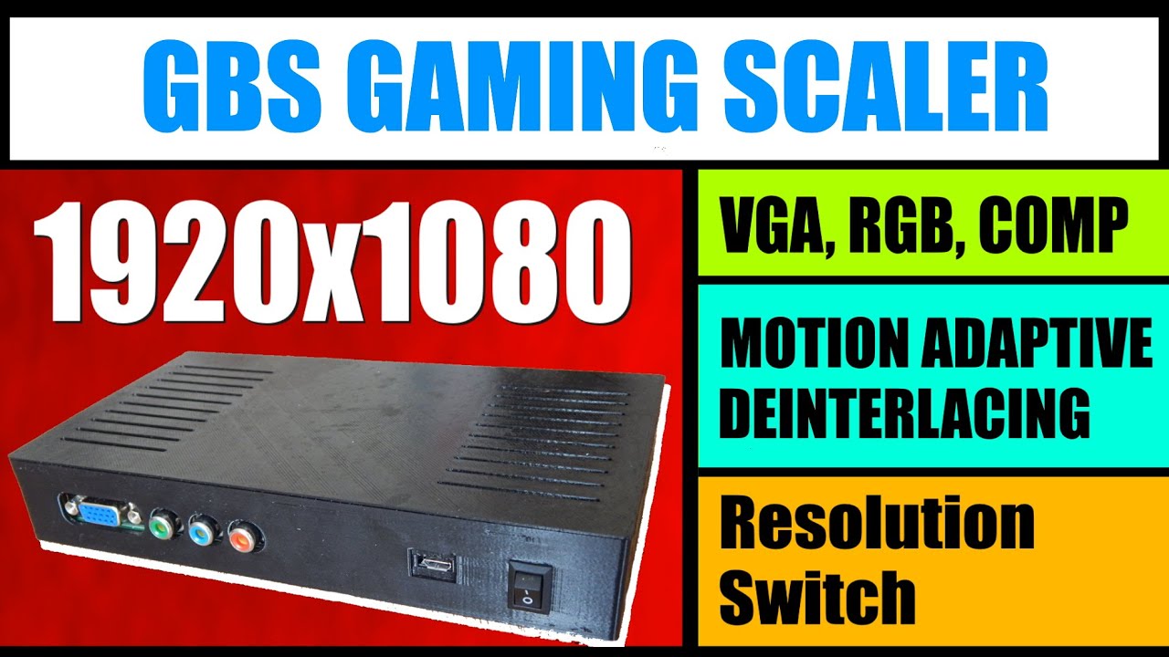 GBS-Control Low Cost Alternative to Retrotink 5x, OSSC, Framemeister ...