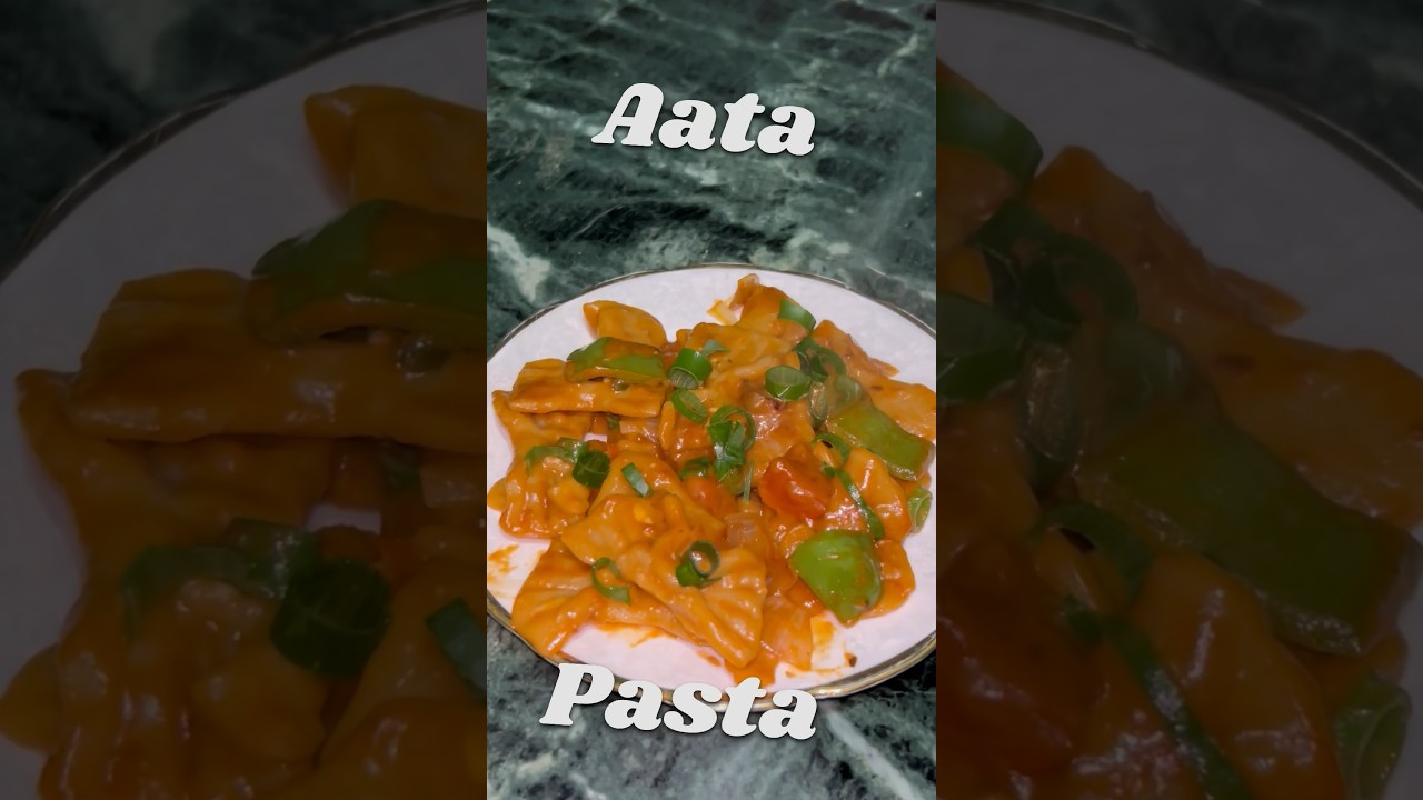 Aata pasta👍#youtubeshorts #viral #food #recipe #pasta #pastarecipe # ...