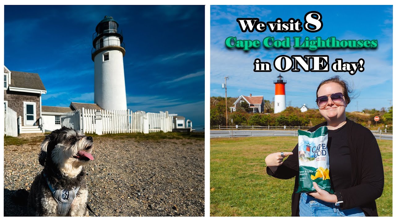 Exploring CAPE COD with our dog! We visit all the LIGHTHOUSES ...