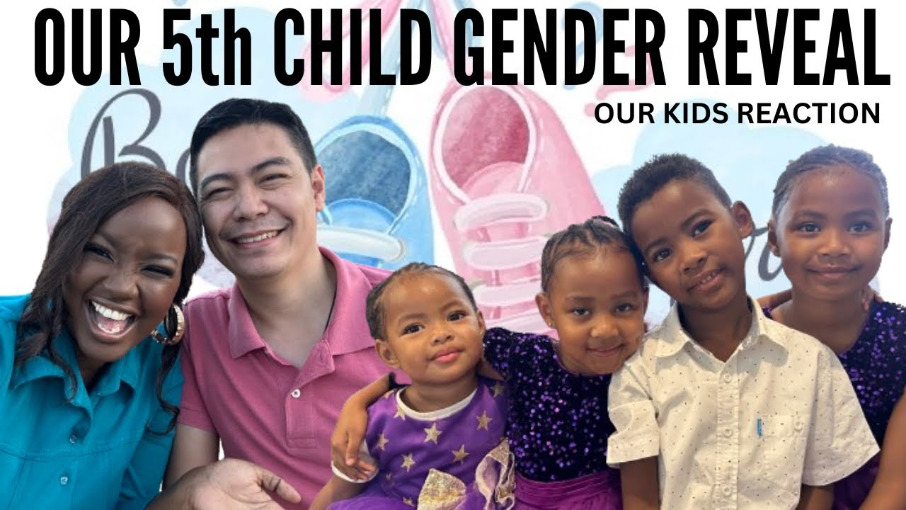 Our 5th Child’s Gender & Age Reveal| Siblings Reactions Unveiled - YouTube