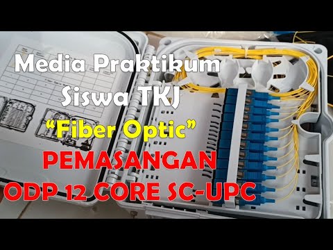 PERSIAPAN PEKERJAAN PEMASANGAN ODP 12 CORE FIBER TEKNO - YouTube