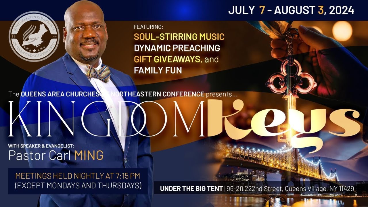 Kingdom Keys Evangelistic Series featuring Dr. Carl Ming - "Kingdom ...