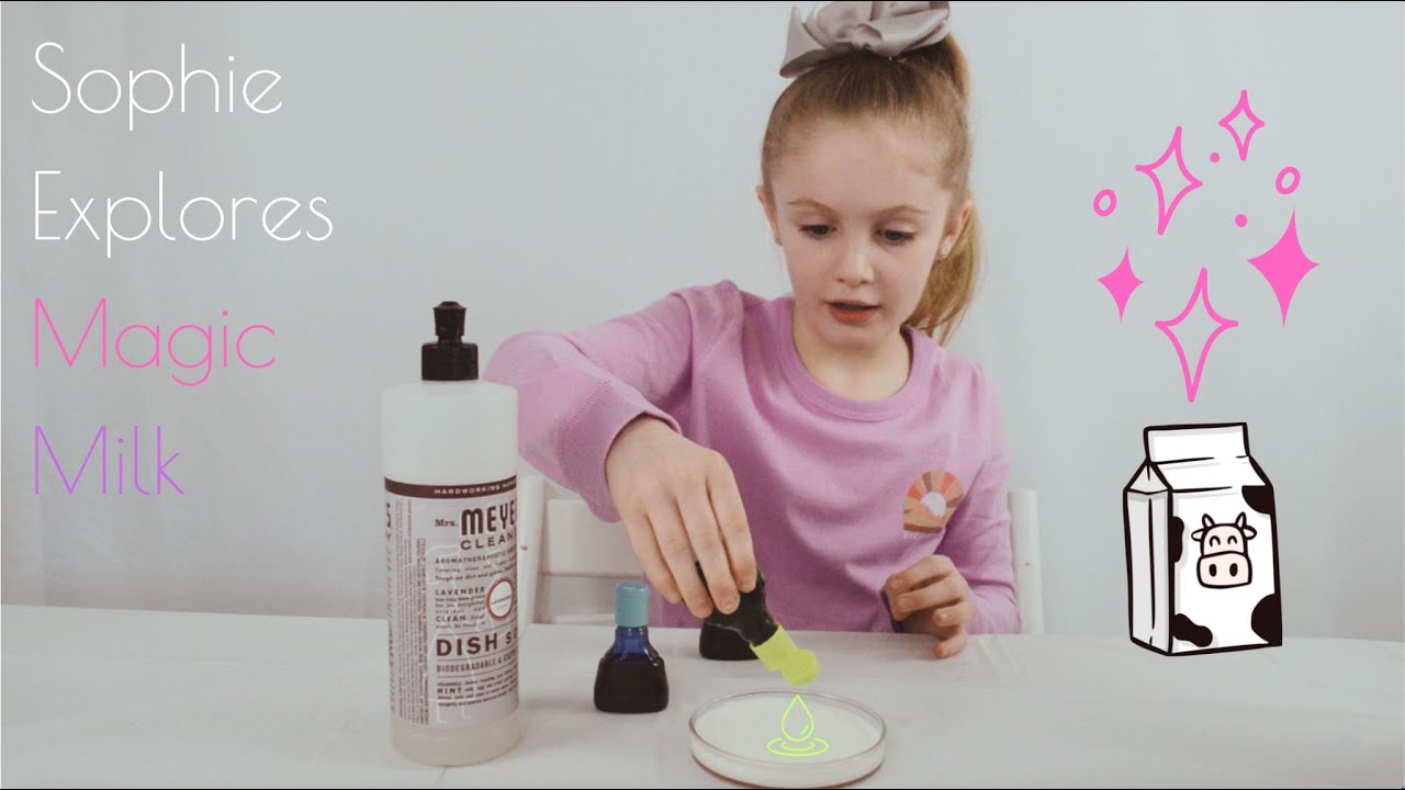 I DIDN'T KNOW THAT COULD HAPPEN--MAKE MAGIC MILK EXPERIMENT | Sophie ...