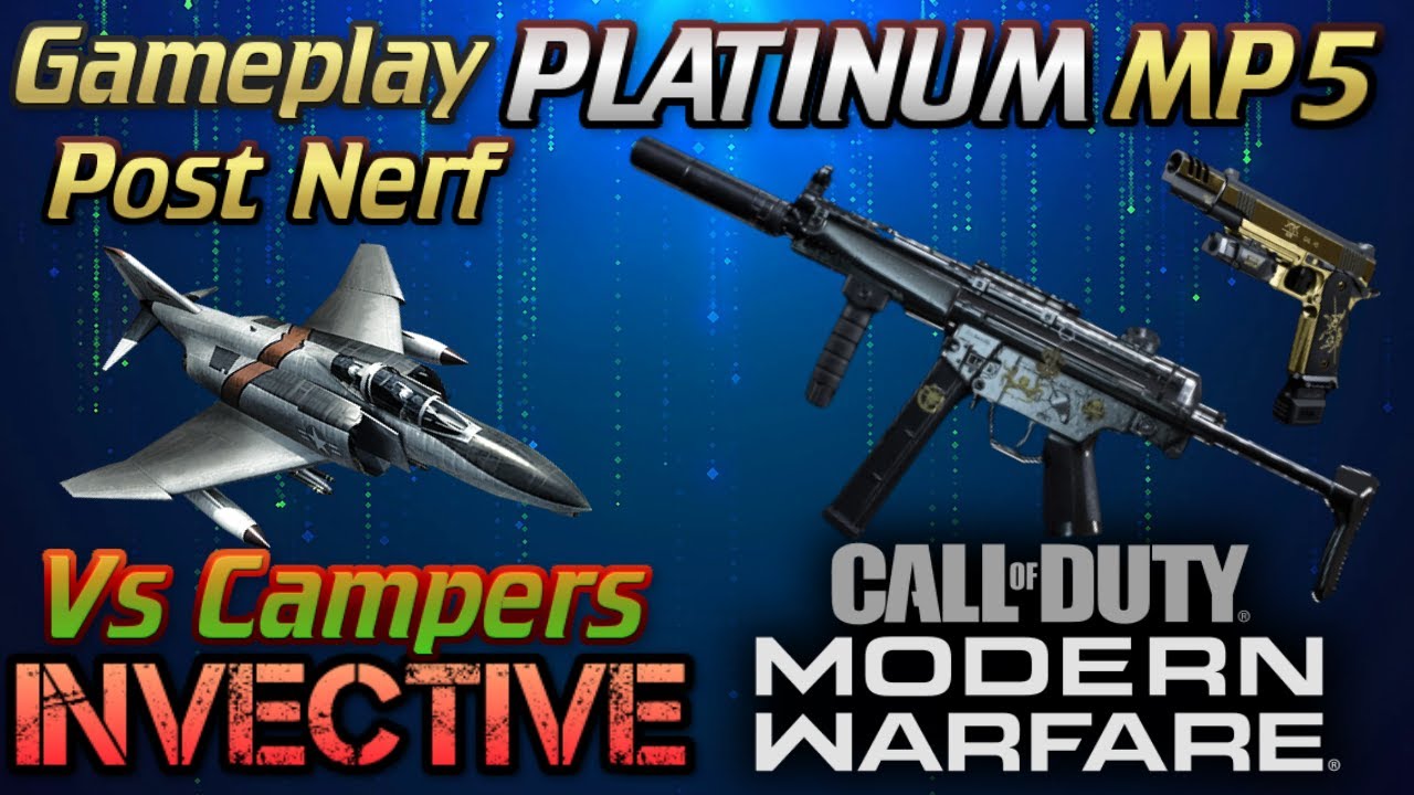 PLATINUM MP5 Post Nerf Call of Duty Modern Warfare - YouTube