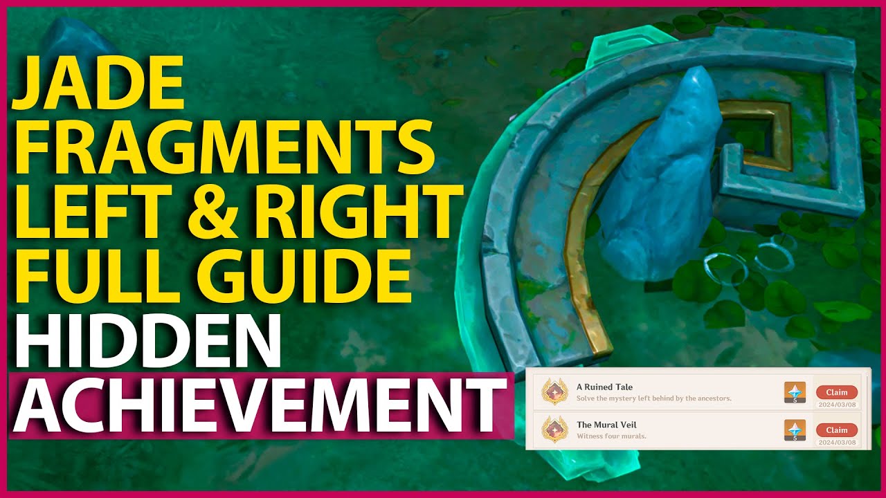 Jade Fragment Left & Right How To Use Guide Ancient Jade Pendant Parts ...