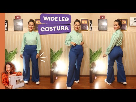 Calça Wide Leg COSTURA | Dayse Costa