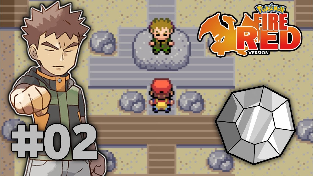 Pokemon: FireRed - Part 2 - Pewter Gym Leader Brock [ Walkthrough ...