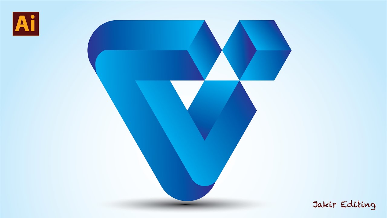 3D logo design illustrator | illustrator 3D logo design tutorial ...