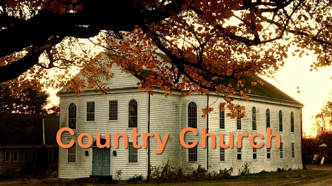 Autumn Ambiance - Country Church and Falling Leaves. Beautiful Music ...
