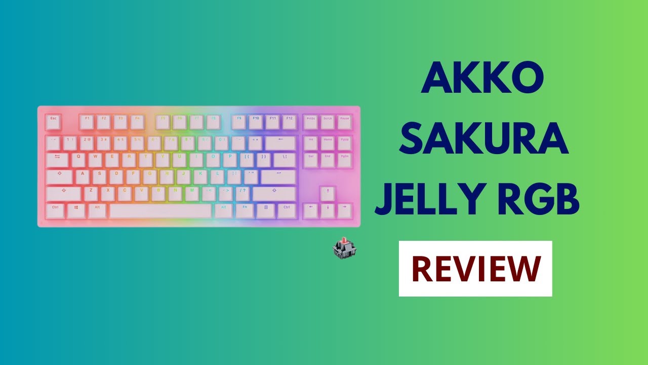 Akko Sakura Jelly RGB: Typing Brilliance in Every Key! Review - YouTube