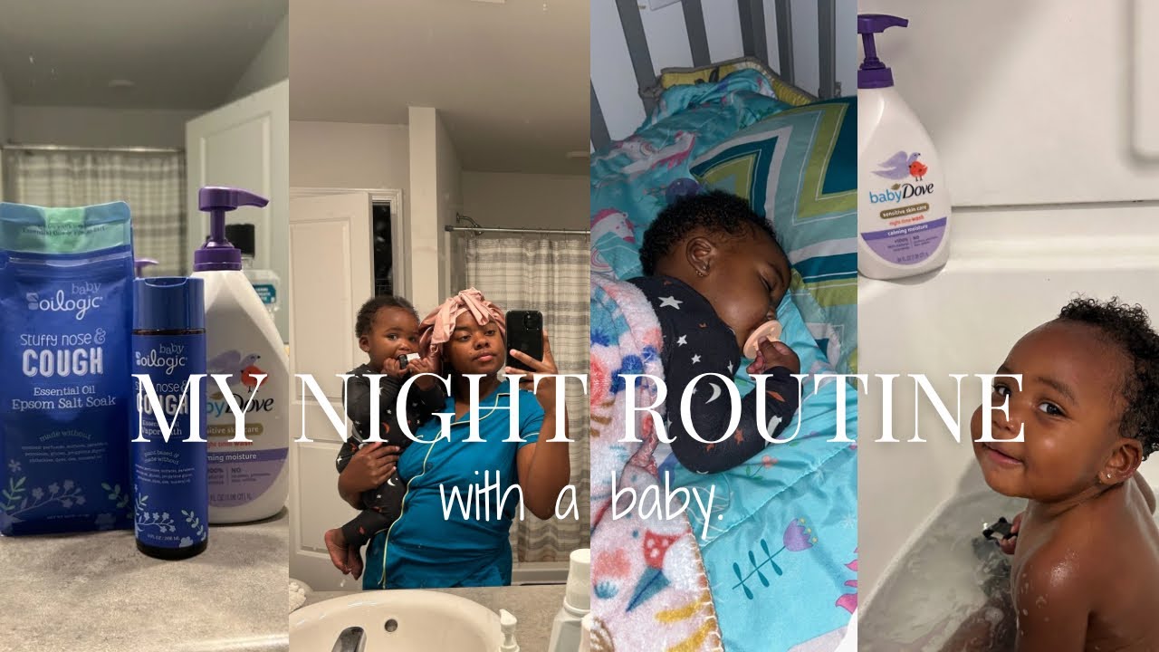 MY REALISTIC NIGHT ROUTINE WITH A BABY. - YouTube